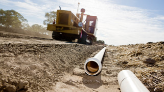 DN150 x 6m SN4 DWV PVC-U Slotted Pipe SWJ